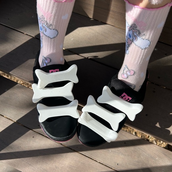Accessories | Emo Punk Y2k Jeremy Scott Style Bones Lace Locks | Poshmark